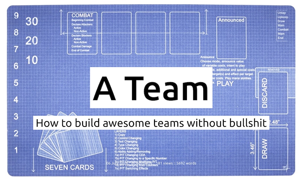 A Team — How to build awesome teams without bullshit — vas3k